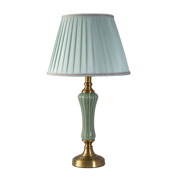 Vintage Ceramic Light Blue Table Lamp – GabyBerg Design