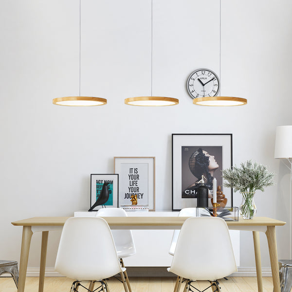 Wood LED Dimmable Kitchen Light, Remote Control – GabyBerg Design