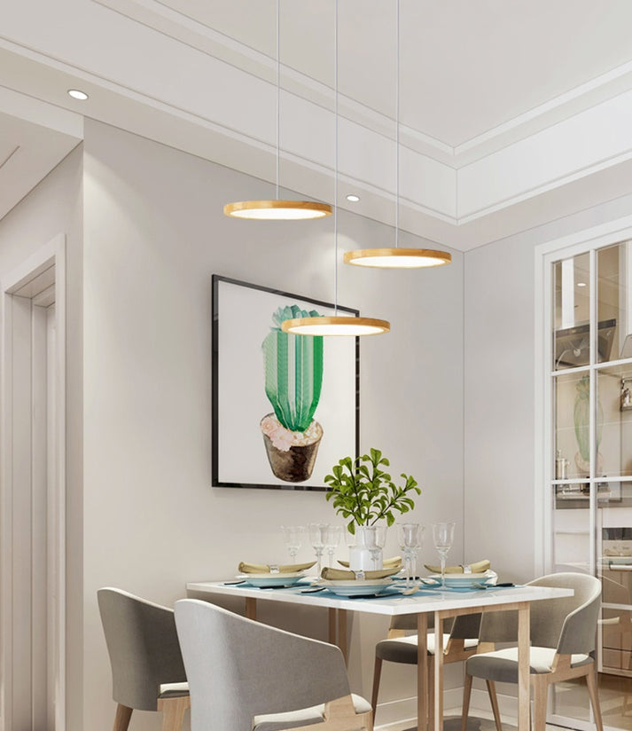 Wood LED Dimmable Kitchen Light, Remote Control – GabyBerg Design