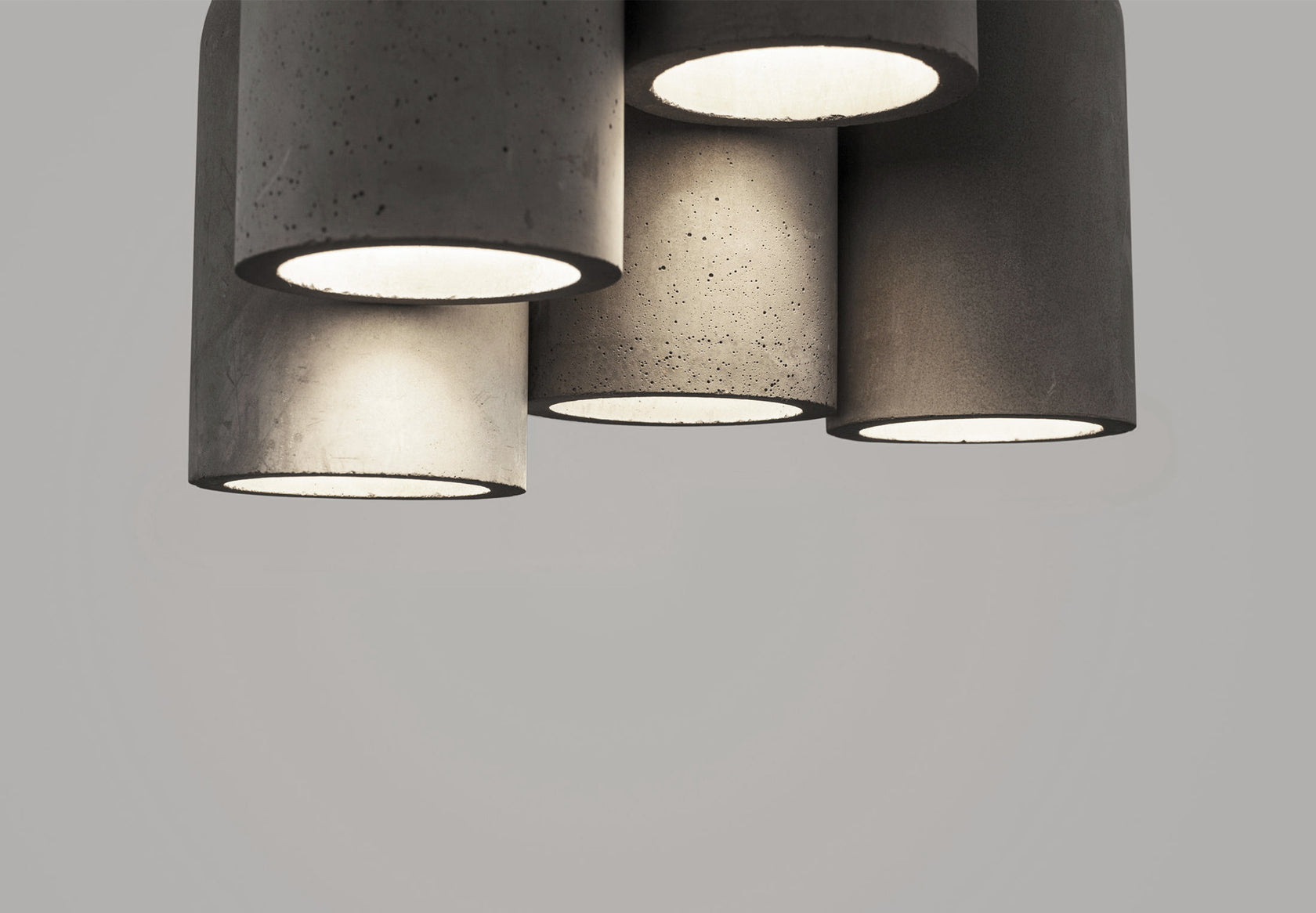 Simple Cement Light Fixture, Gray – GabyBerg Design
