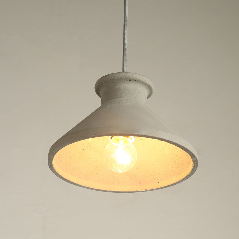 Hand-Made Cement Light Fixture – GabyBerg Design
